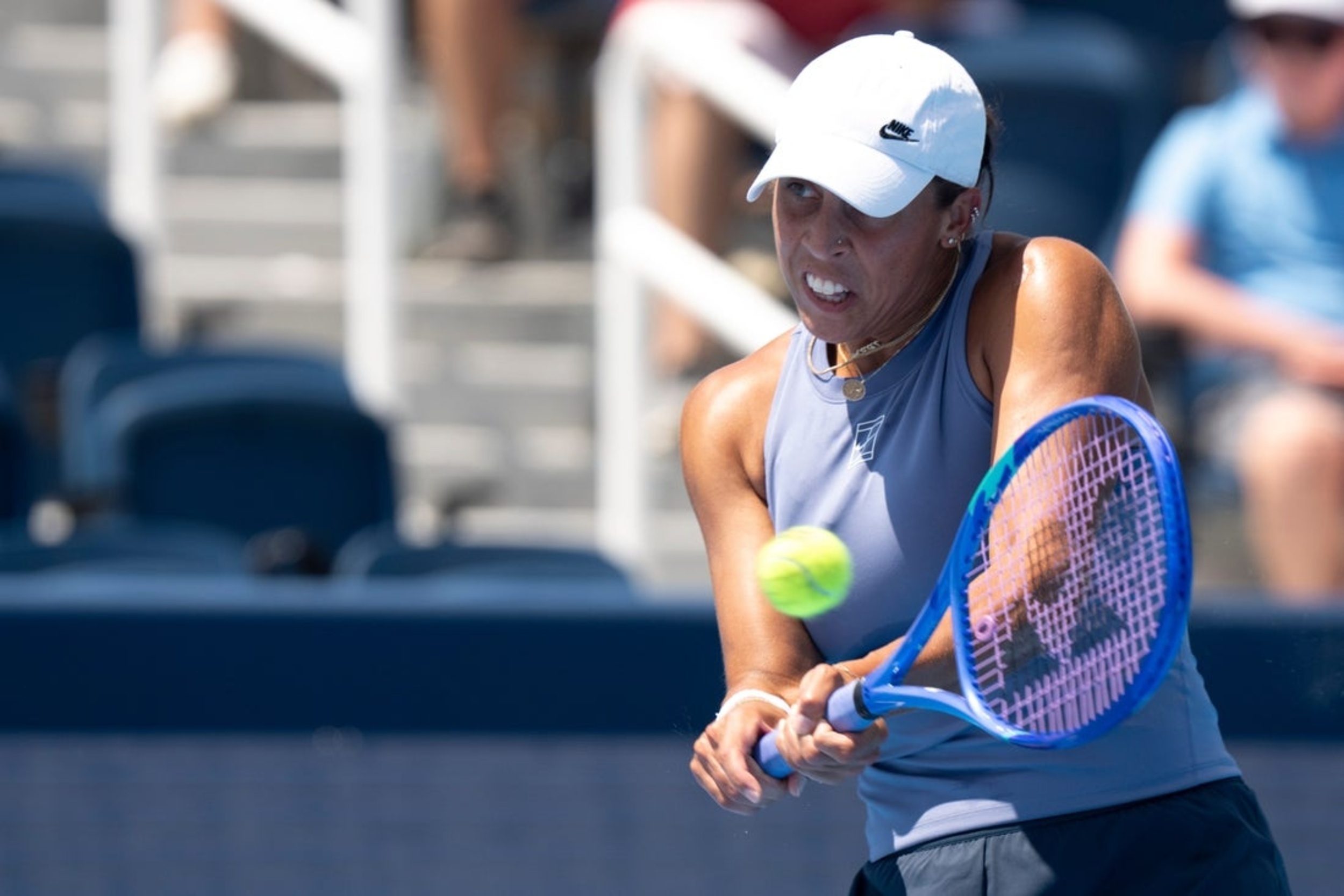 Madison Keys erases two match points to escape at Cincinnati Open