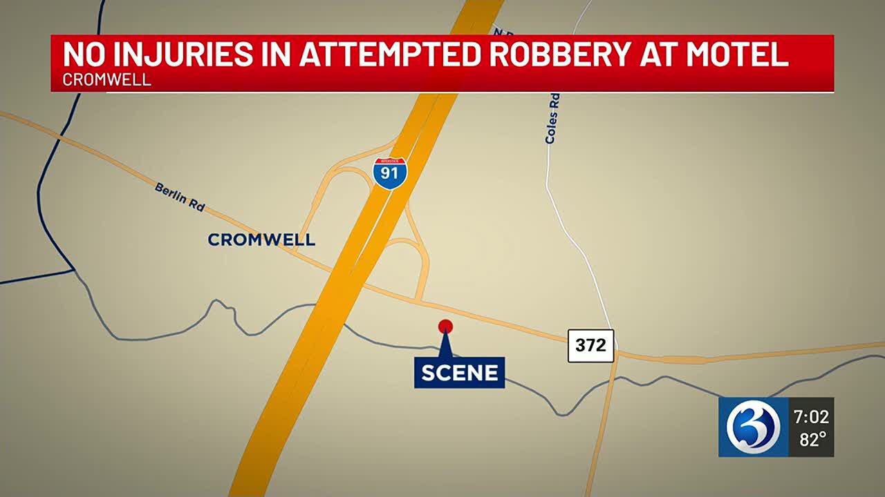 Police investigate attempted armed robbery at Cromwell hotel