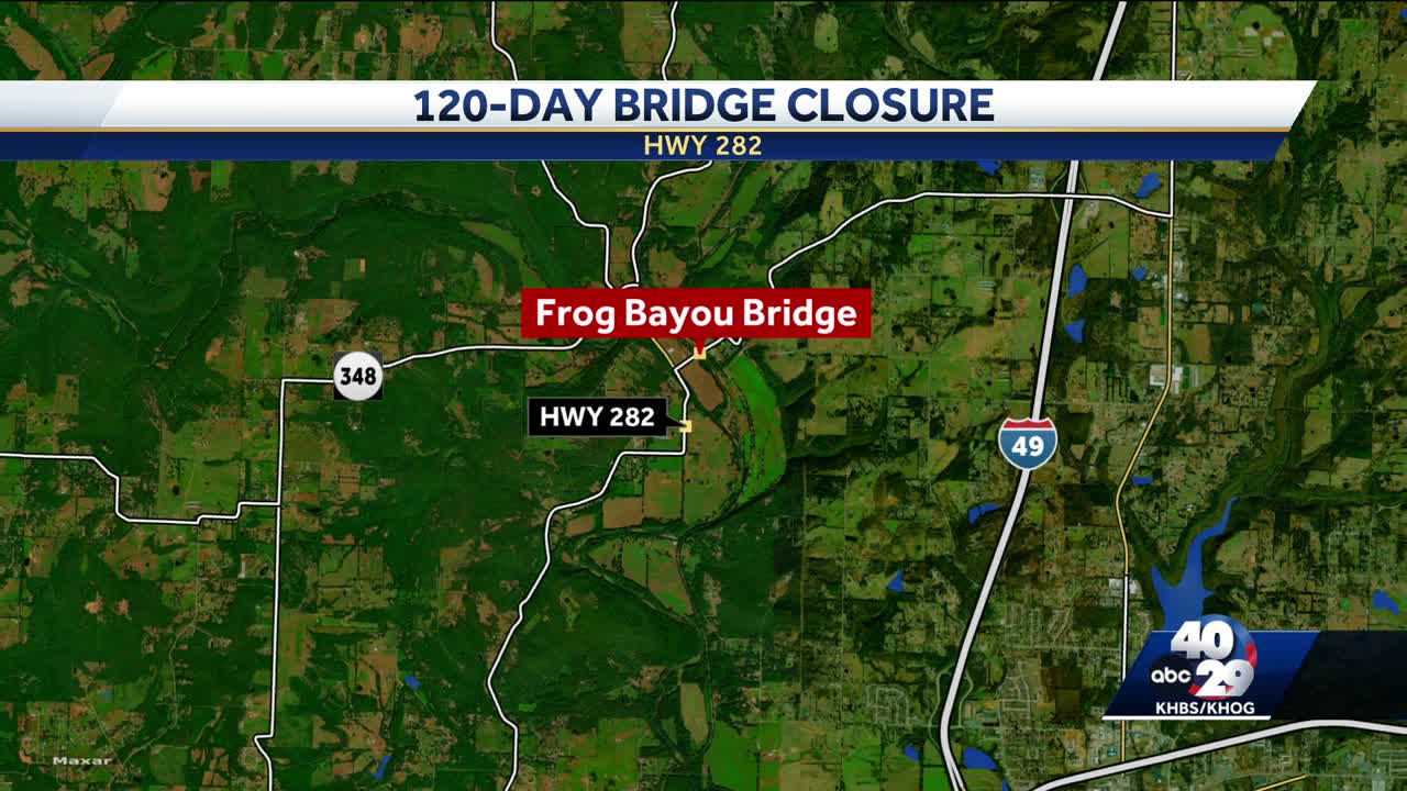 Motorists advised of 120-day bridge closure on Highway 282 with detours set