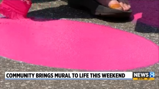 Community brings color to Kalamazoo's mural in Edison Neighborhood