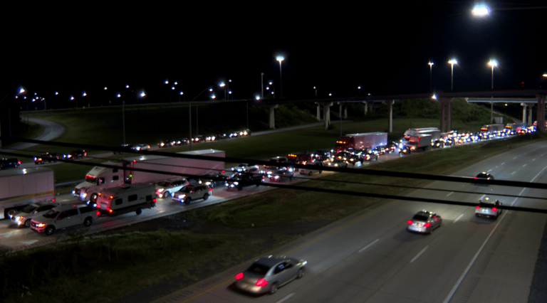 Motorcycle crash closes I-81 Northbound at U.S. 22/322 Interchange