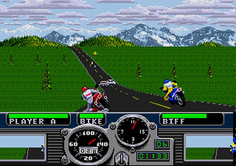 Road Rash Is the best Sega Mega Drive racing game