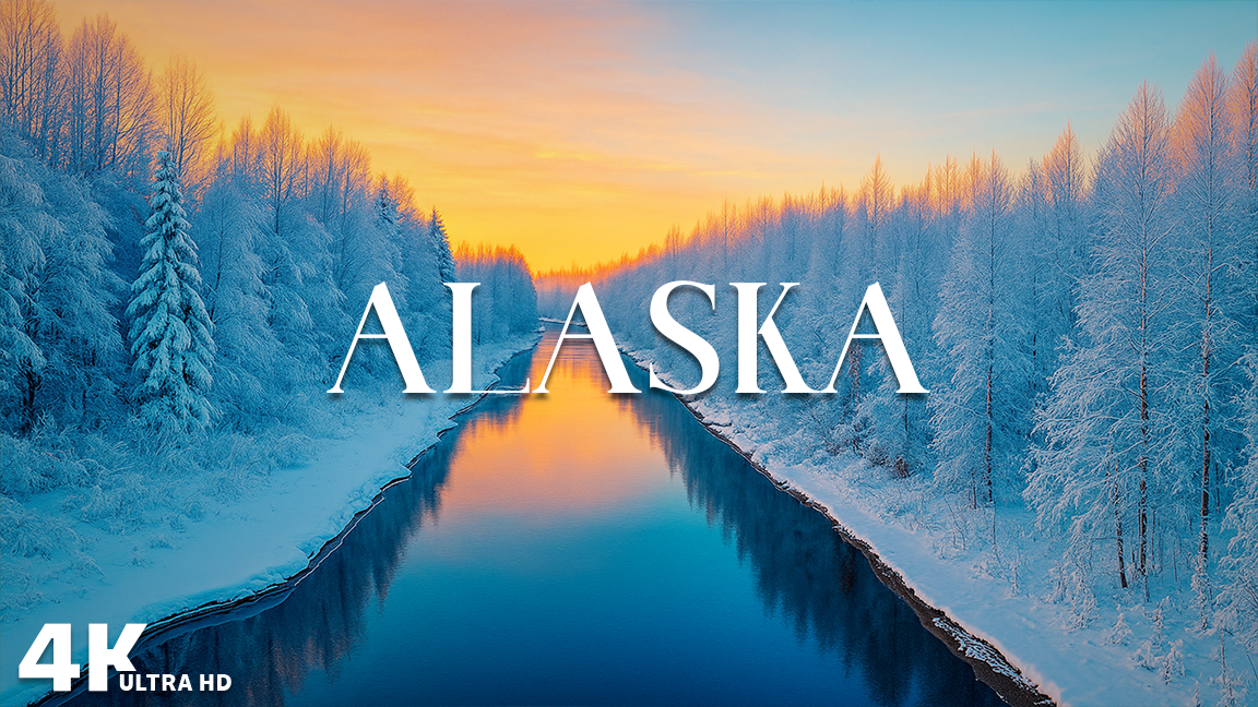 Van gletsjers tot bossen – Alaska in 4K
