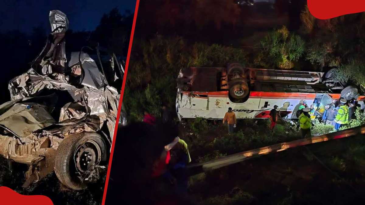 Nakuru: Several feared dead as Ena Coach bus and other cars crash in ...