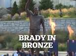 Brady 'humbled' as Patriots unveil 12-foot statue of QB legend
