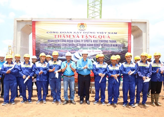 Công đoàn Xây dựng Việt Nam hiện có hơn 132.000 đoàn viên