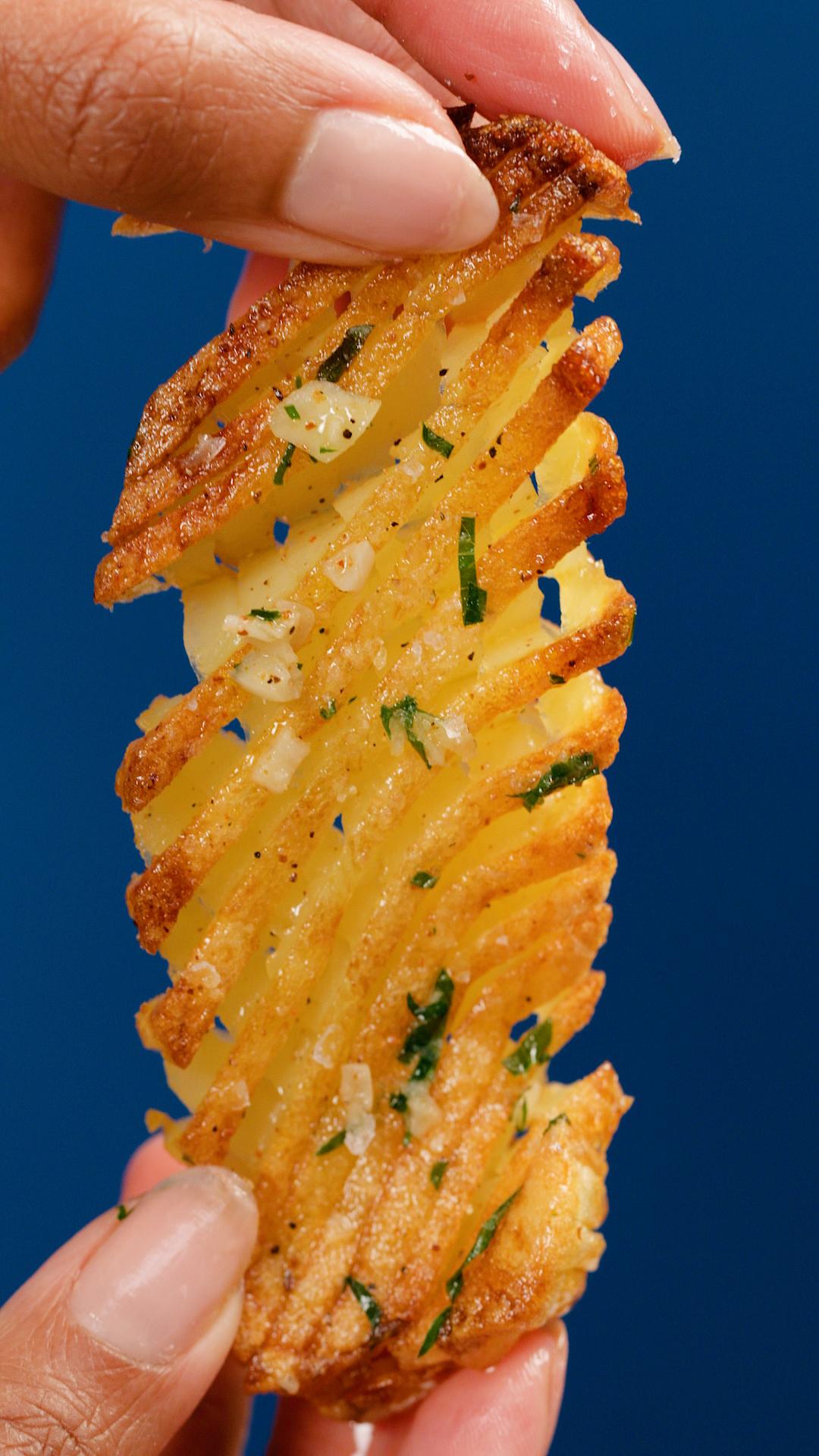 19/100 Accordion Potatoes with Cajun Butter are like jazz music for ...