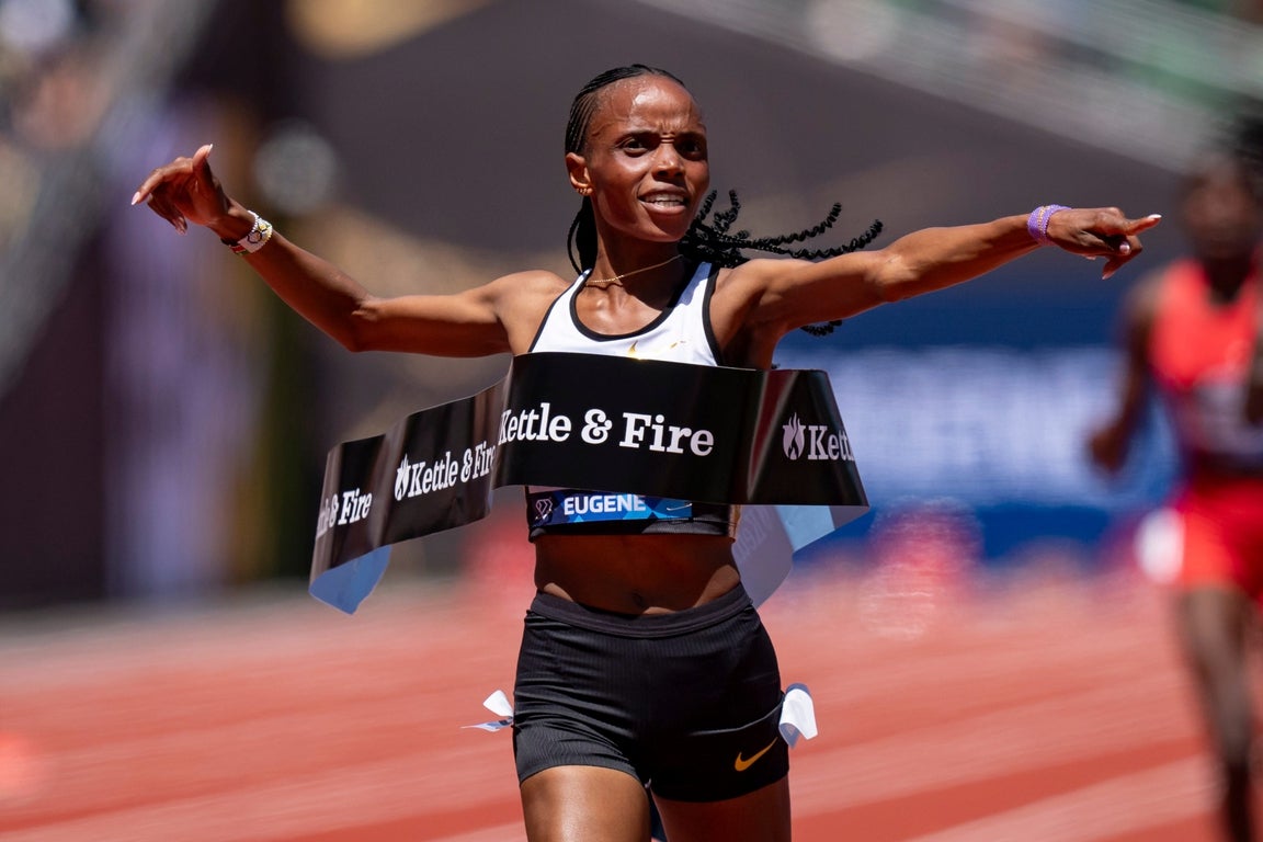 See photos of Kenya’s ‘Smiling Assassin’ Beatrice Chebet