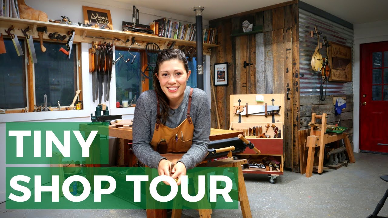 Tiny Woodworking Shop Tour!