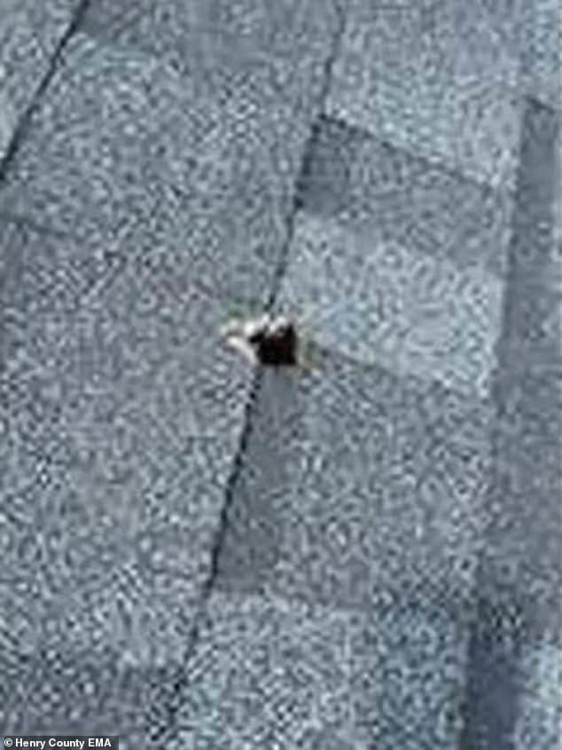 Stunning footage captures METEORITE slamming into Georgia home