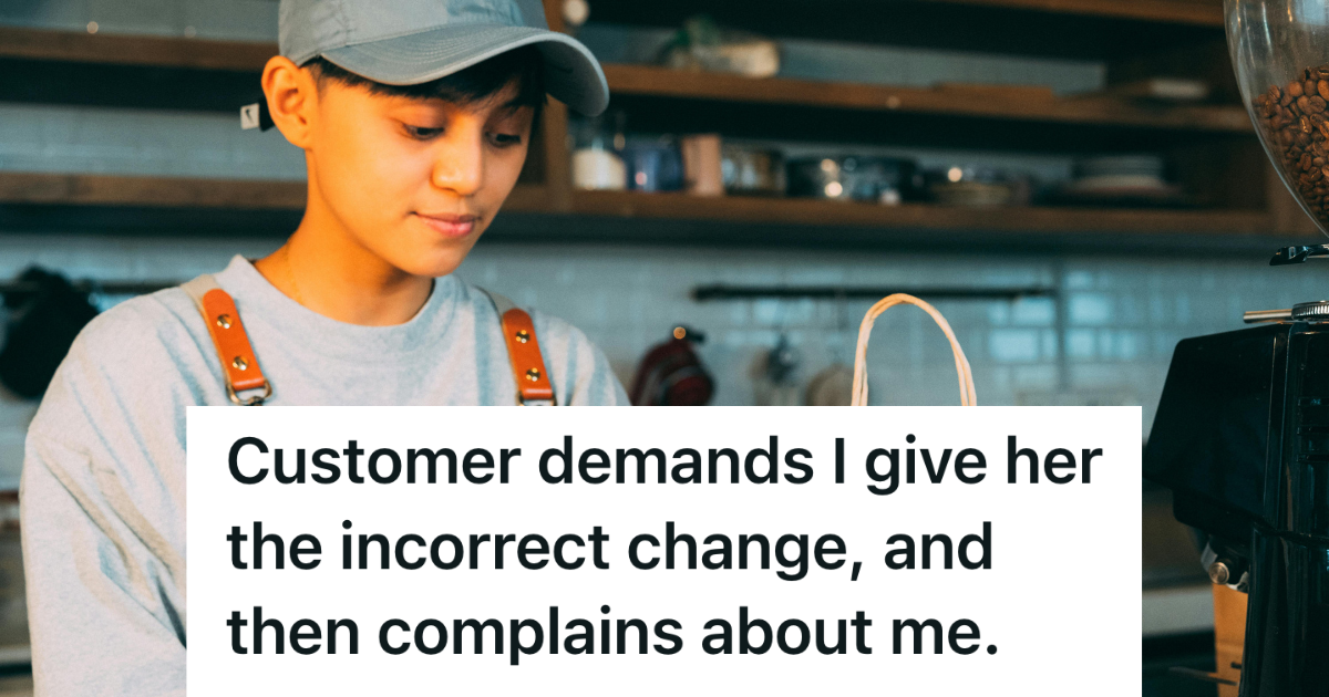 Teen Cashier Made One Small Mistake While Exhausted, So A Rude Regular ...