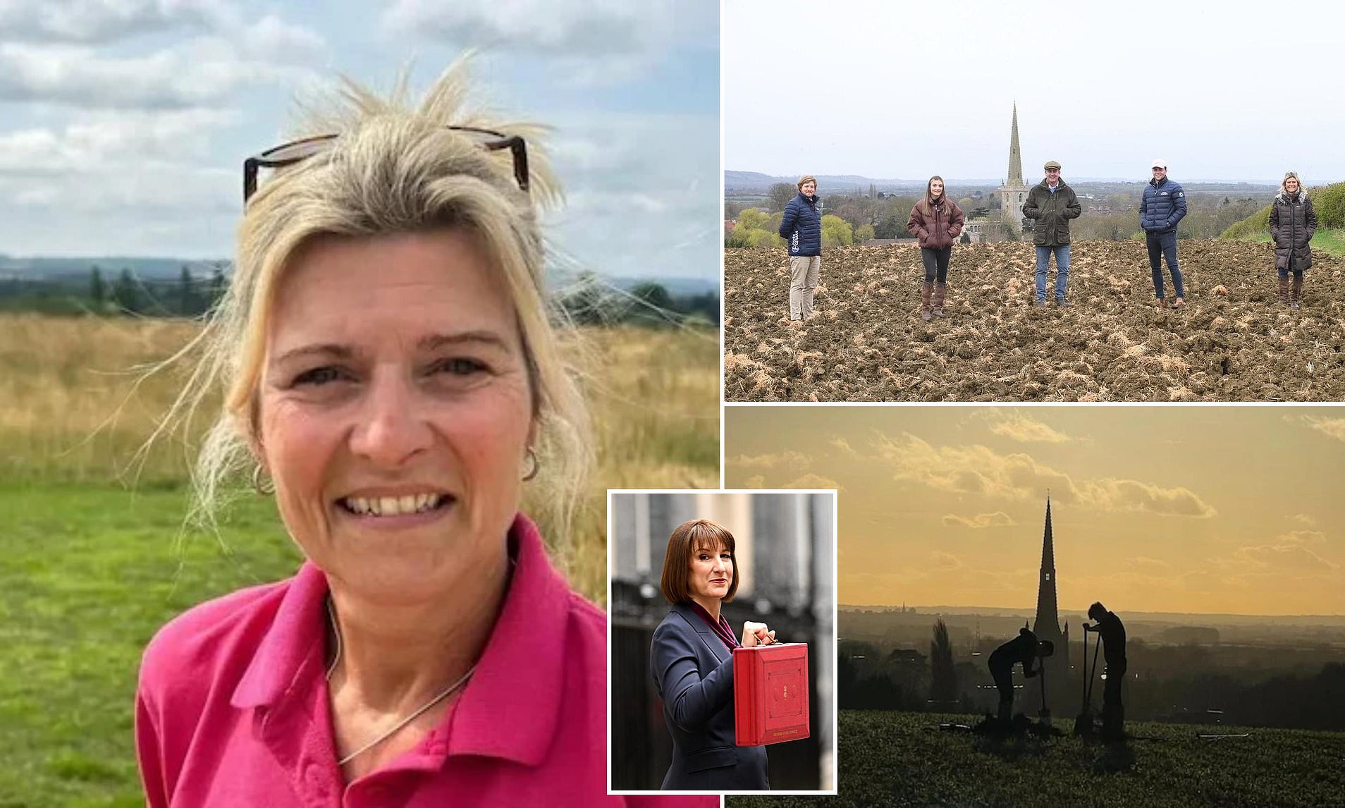 Farmers turn their land into a cemetery in a dead creative way to make cash