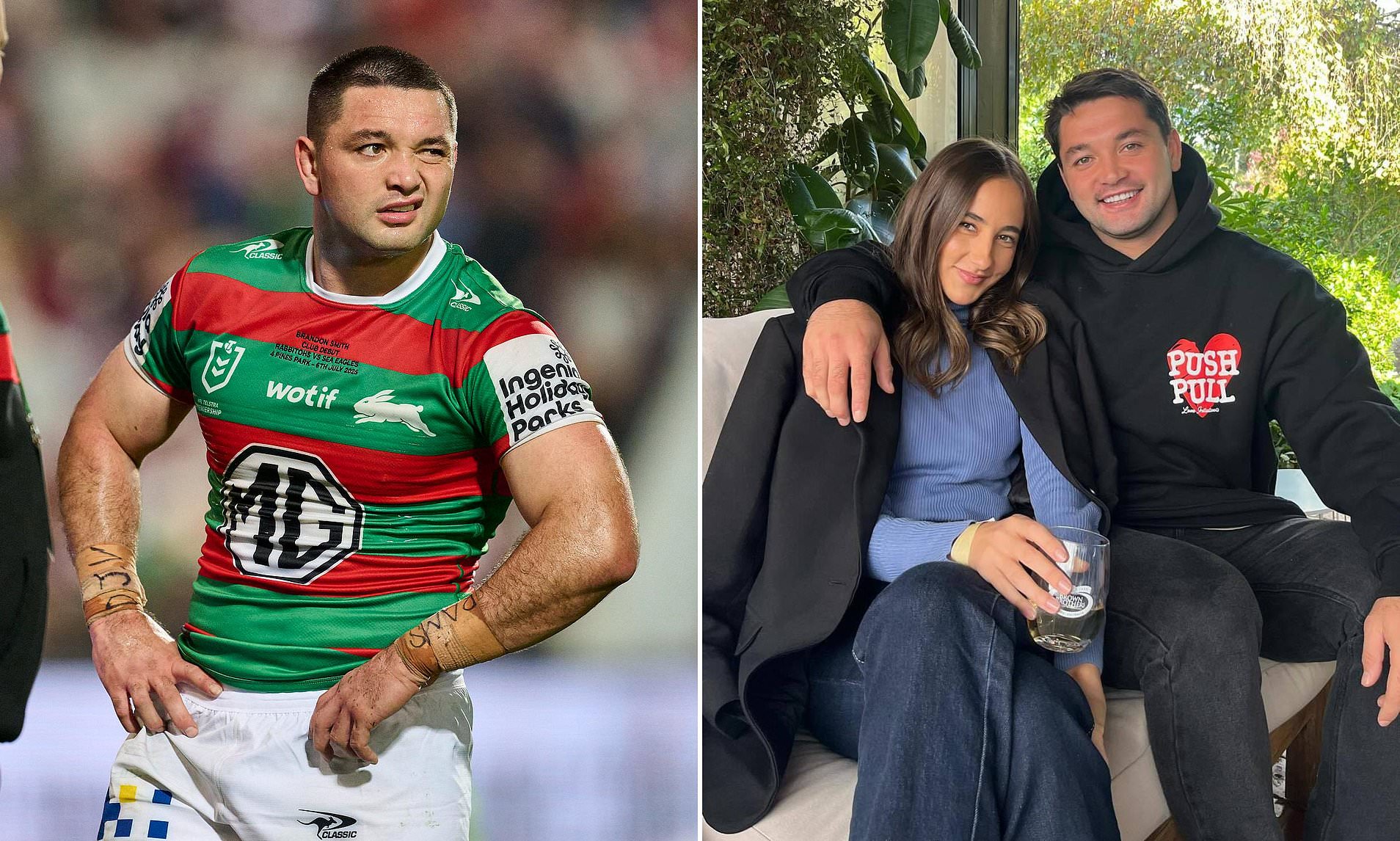 NRL star Brandon Smith questioned by Queensland police after arriving ...