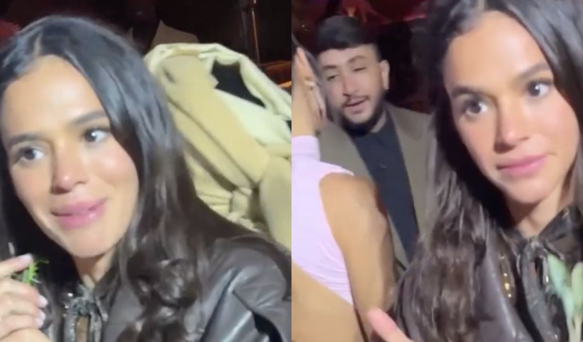 'Ela ficou até sem reação': Bruna Marquezine pega buquê de Giovanna ...