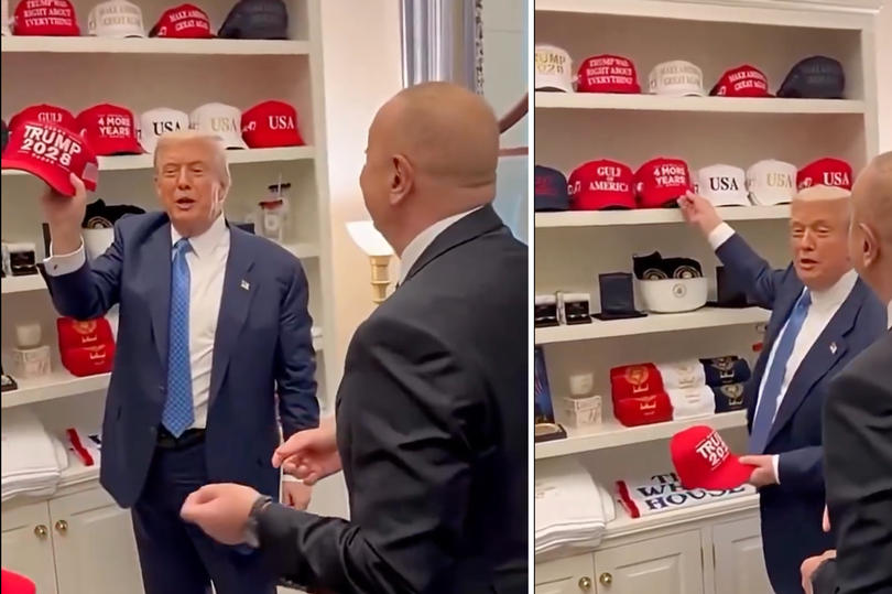 Trump's White House gift shop with MAGA merch exposed - but it's darker ...