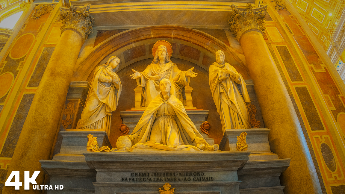 Saint Peter’s Square Vatican – City Walking Tour (4K)
