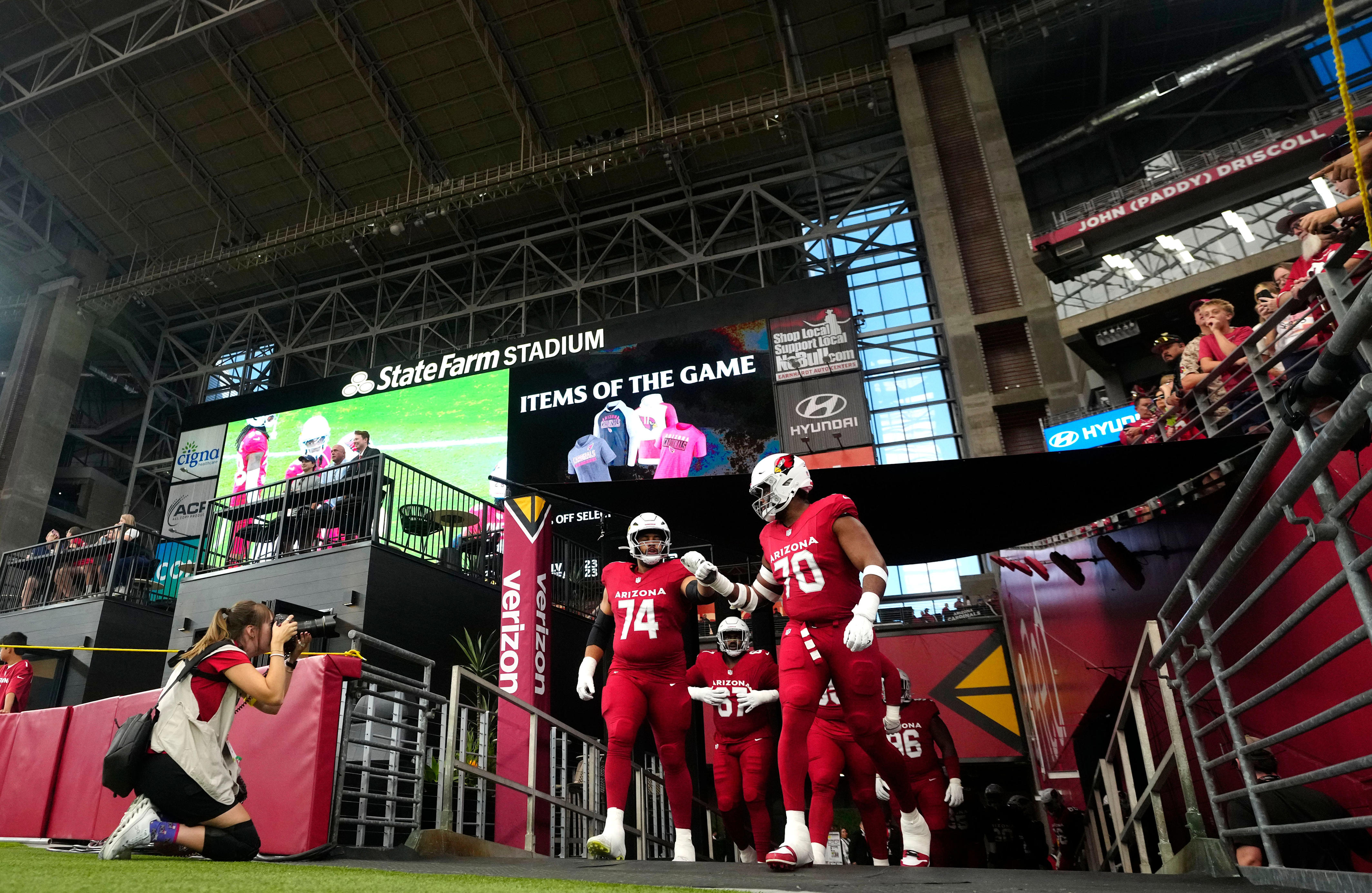 How Arizona Cardinals' offensive line performed well despite 5 sacks