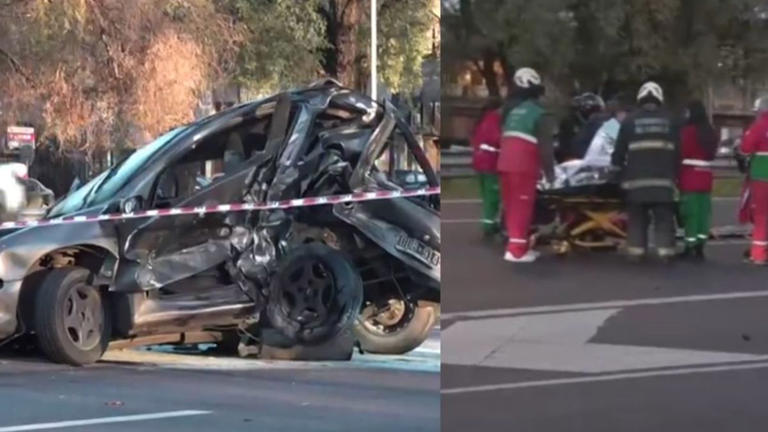 Violento Triple Choque En La General Paz Heridos De Gravedad Y Caos De