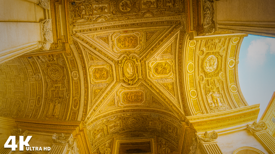 Walking Around Saint Peter’s Square and Basilica in Vatican City (4K)