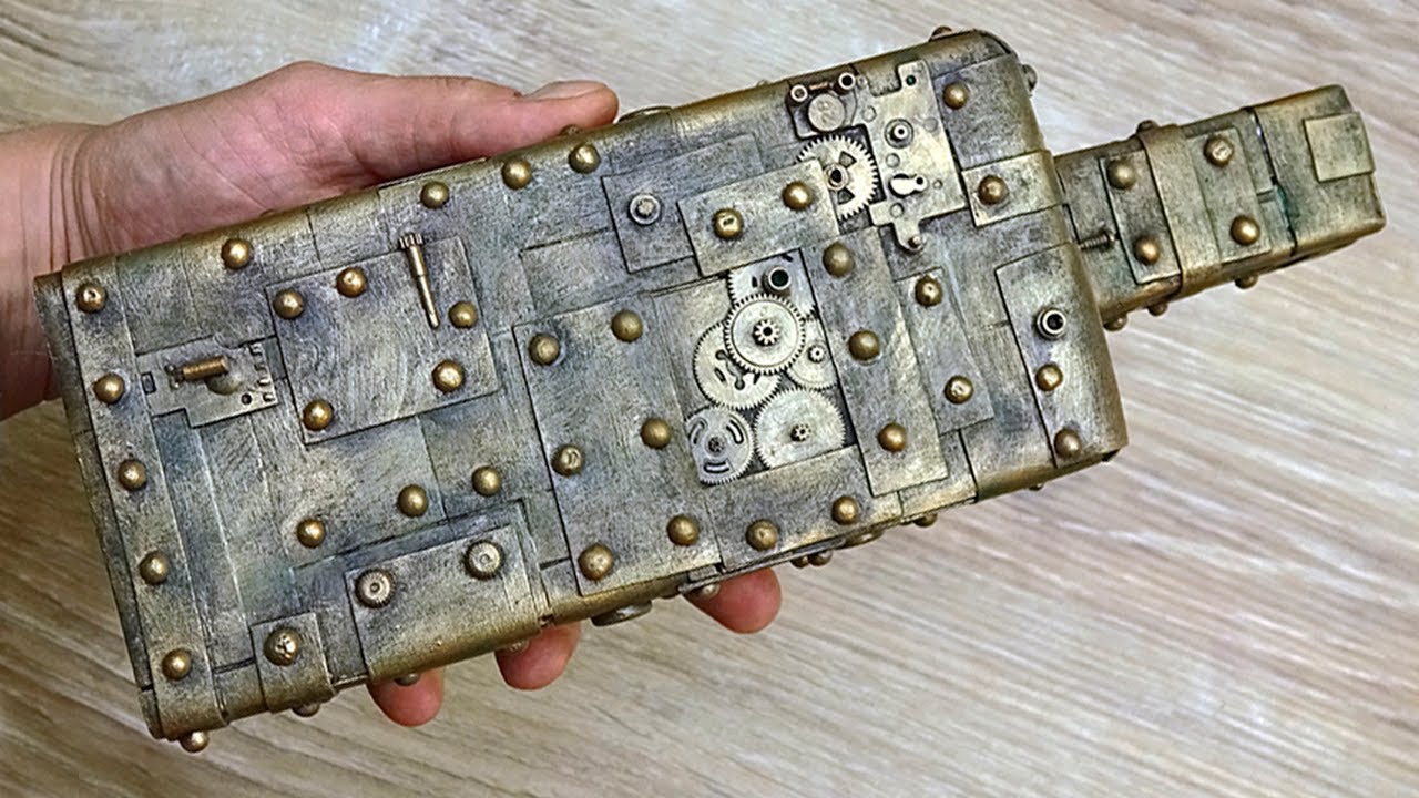 Steampunk Style Rugged Bottle Decor Tutorial