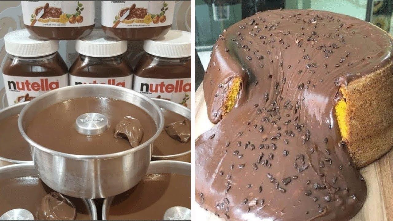 Nutella Cakes & Chocolate Drizzle Toppings | Satisfying Cake Compilation