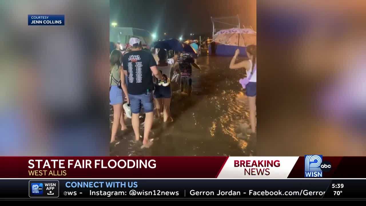 Milwaukee contends with flash flooding, state fair and airport affected ...