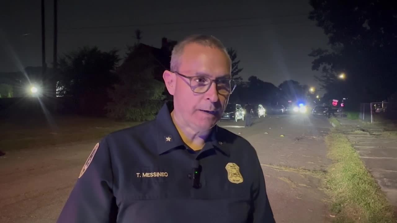 WATCH: DPD speaks after man shot in botched robbery on Detroit's east side