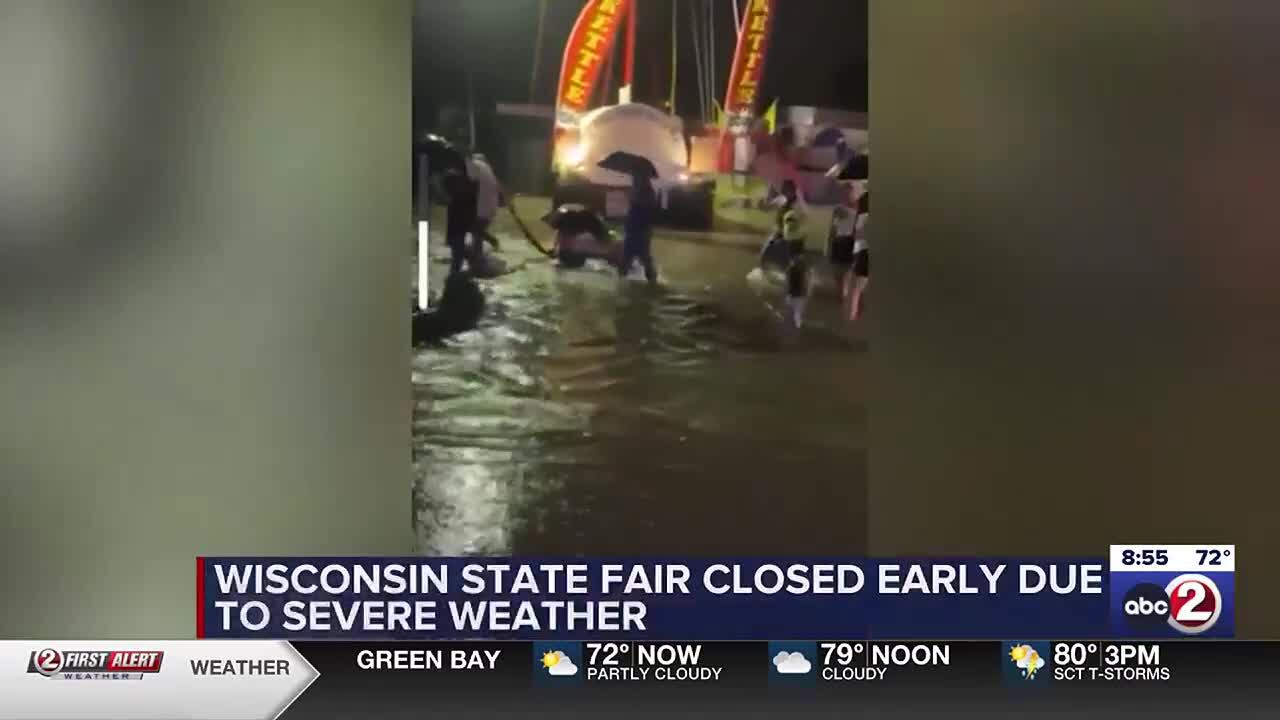 Flash flooding cancels last day of WI State Fair, prompts response from ...