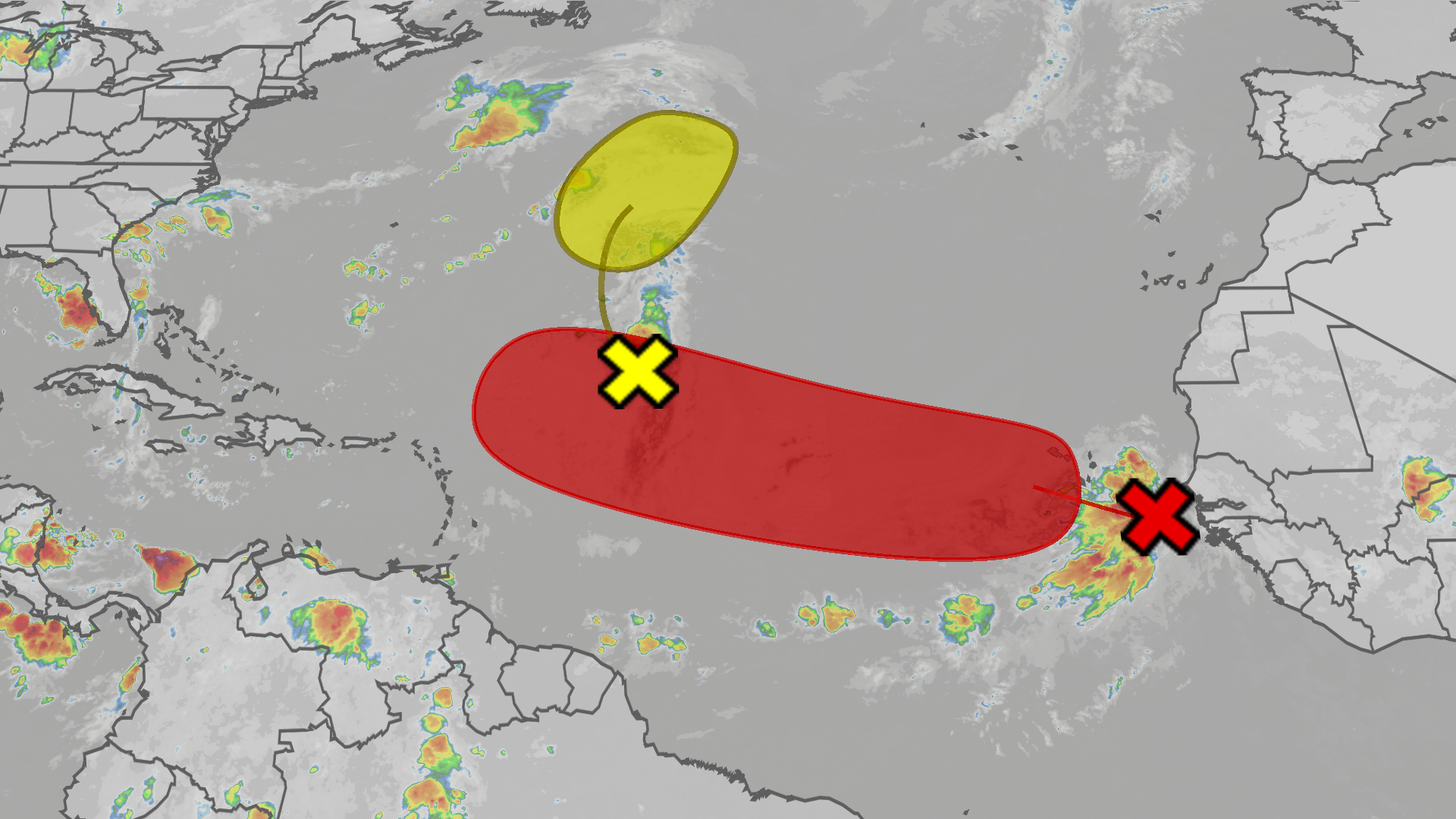 NHC Tracking Two Areas To Watch In The Atlantic