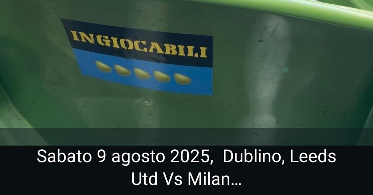 Milan, lo sfottò all’Inter arriva anche a Dublino: 5 pere e ...