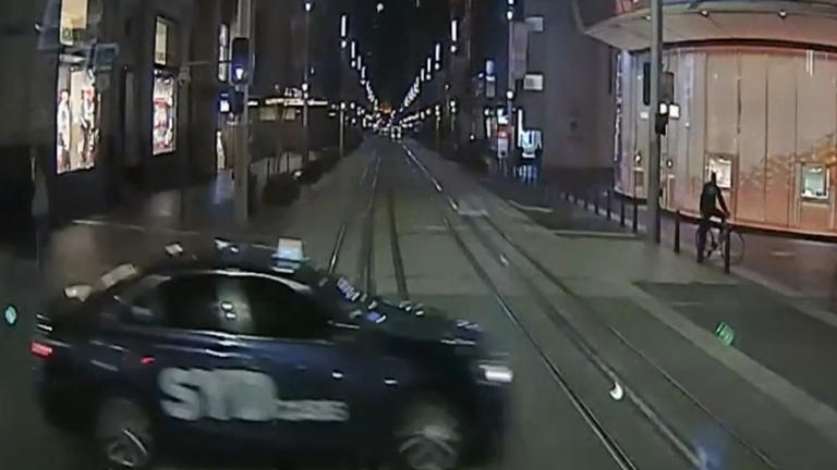 Out-of-control car smashes into yard where kids had been playing