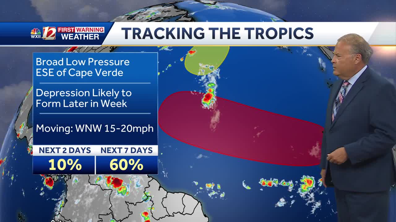 Pleasant Sunday but Damp Start to the Week