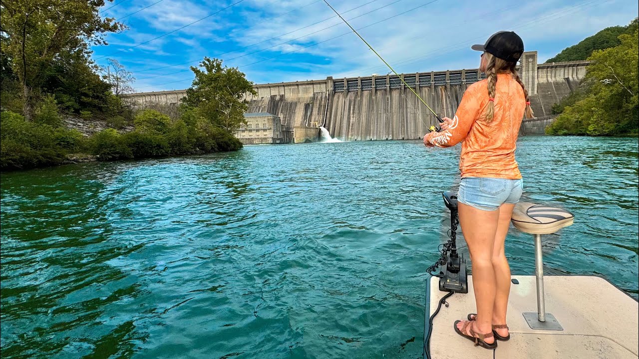 Massive mountain spillway holds world-class fishing surprise