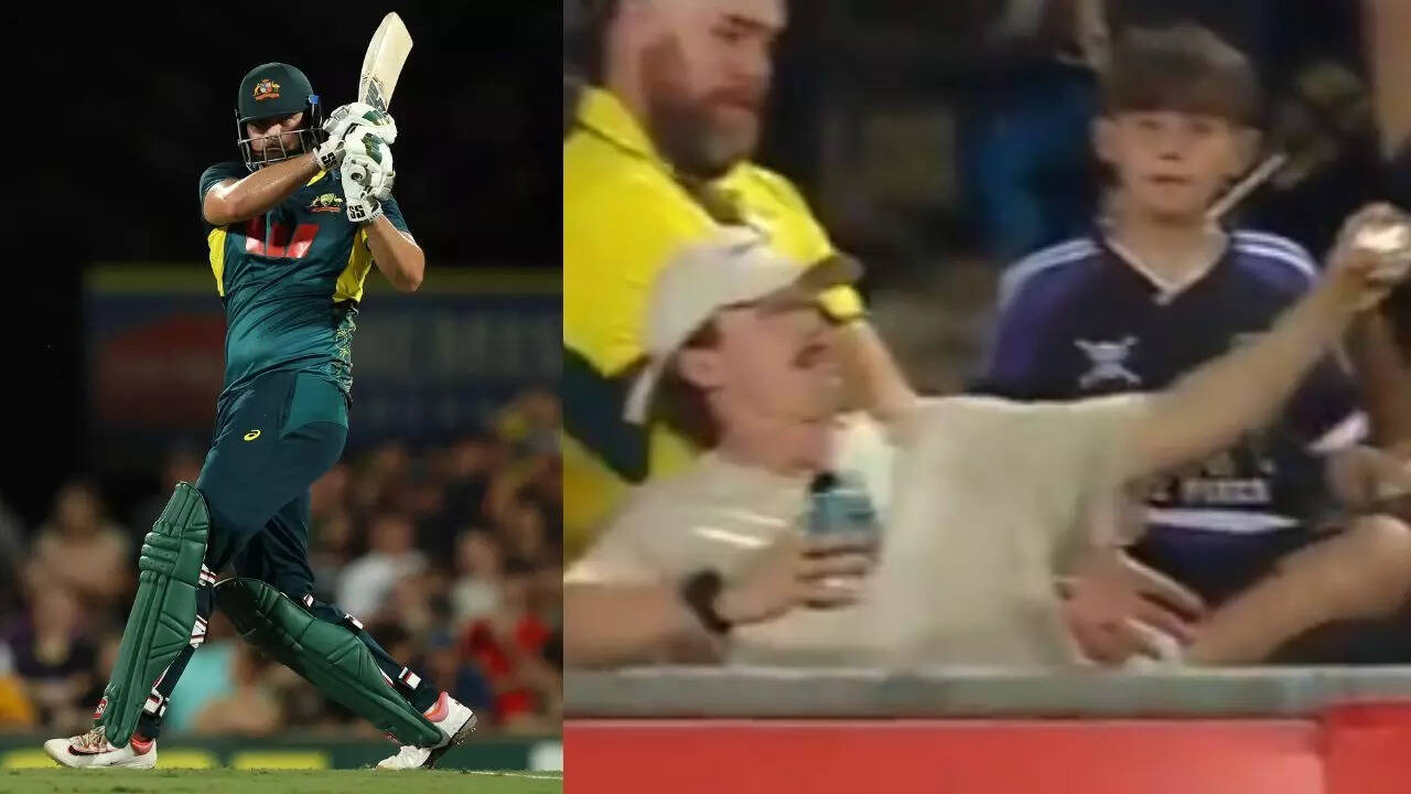 AUS vs SA: Spectator takes incredible one-handed catch as Tim David ...