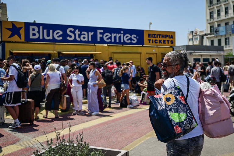 Two tourists drown at sea amid gale-force winds in Greece