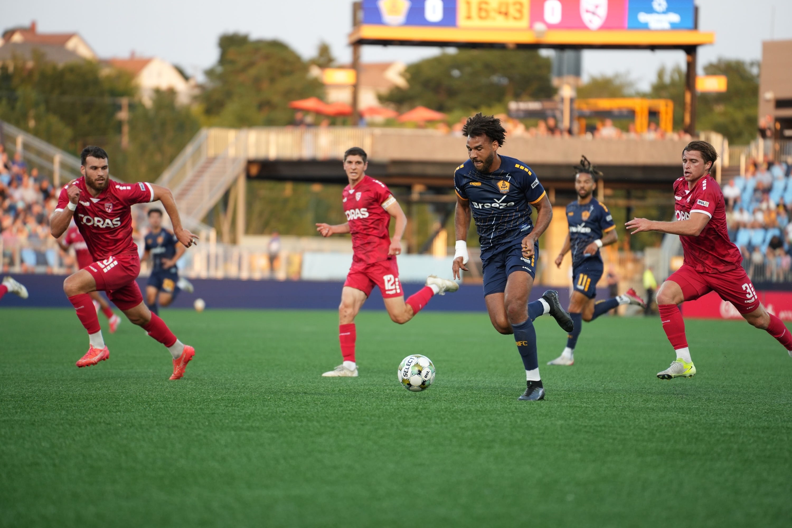 There were plenty of fireworks at RIFC's match on Saturday. Just not ...