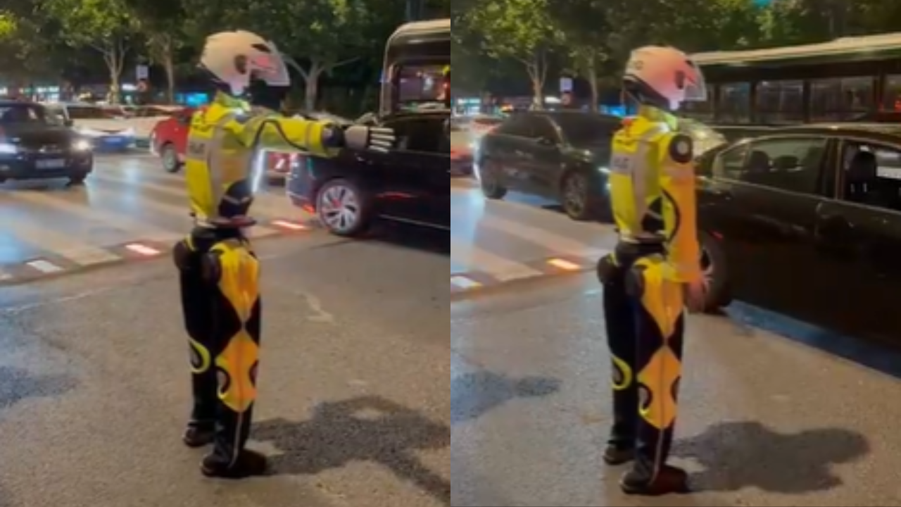 Shanghai Viral Video Shows ‘Robot Cop’ Managing Traffic; ‘China Is ...
