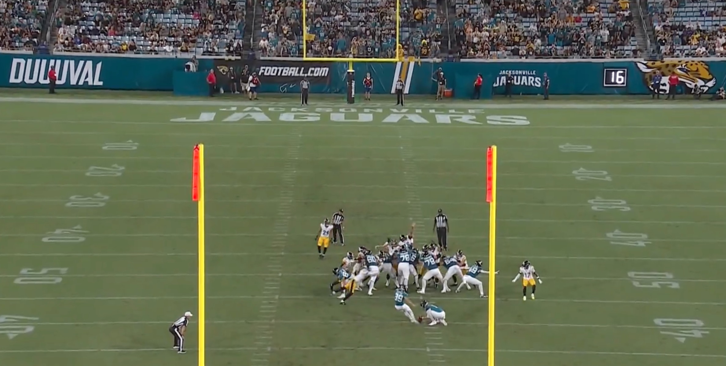 WATCH: Jaguars Kicker Stuns Fans With 70-Yard Field Goal in Preseason ...