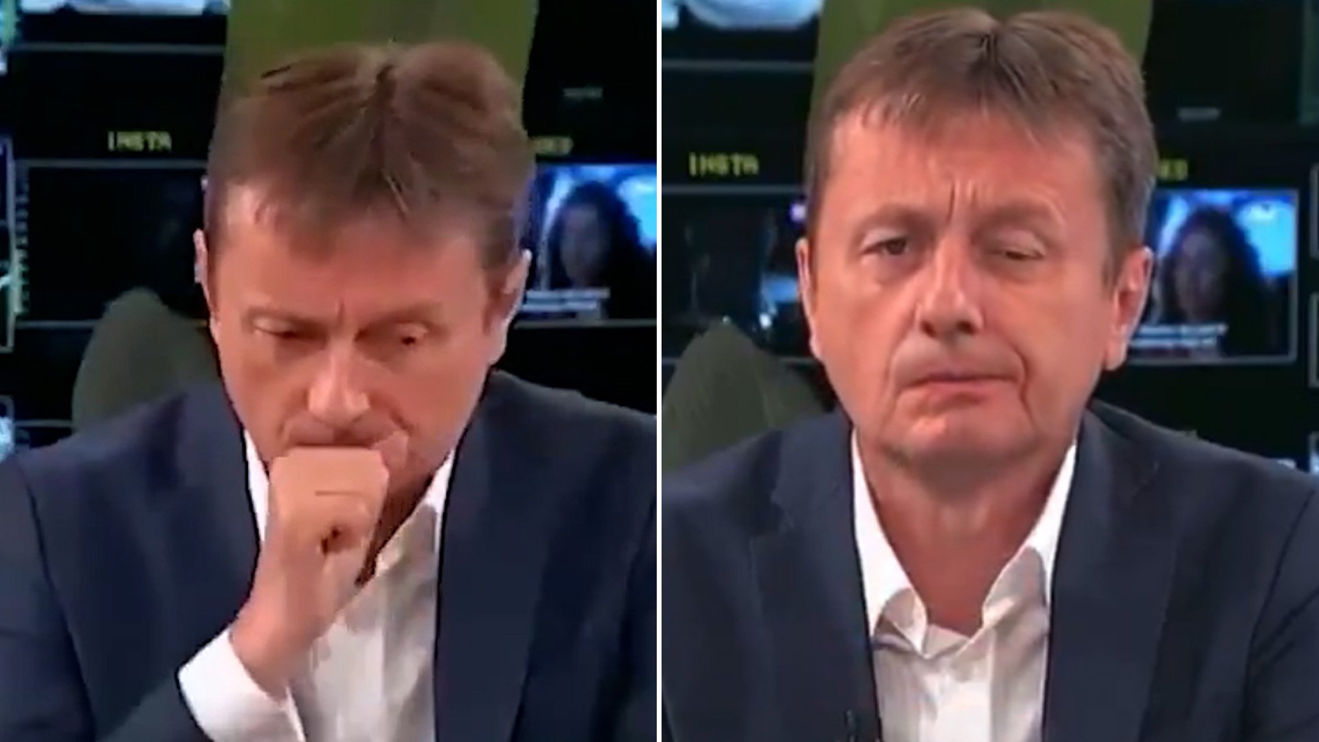 Politician suffers stroke live on air during interview