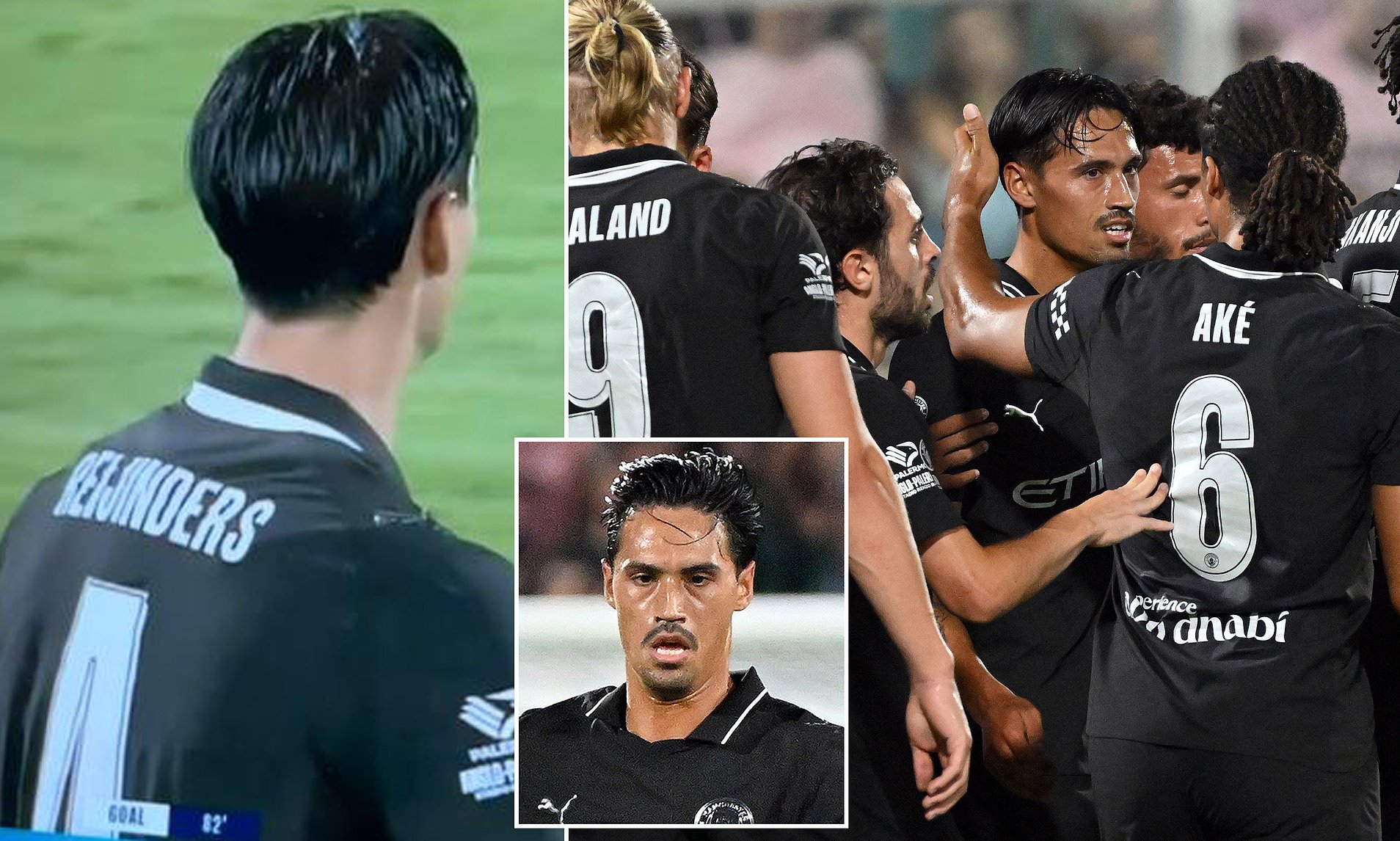 Eagle-eyed Man City fans spot shirt printing gaffe during Palermo friendly