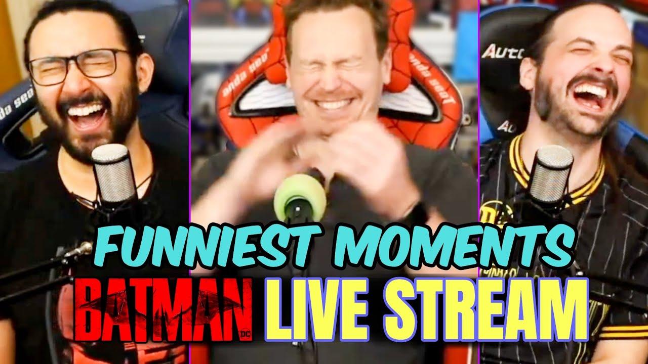 The Batman Spoiler Talk Funniest Moments From Live Stream!