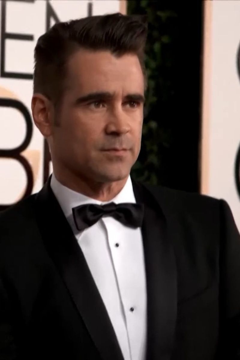 Colin Farrell luce esmoquin en un evento de alfombra roja