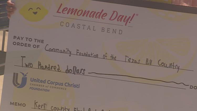 Young entrepreneurs donate Lemonade Day proceeds to flood-hit Kerrville ...