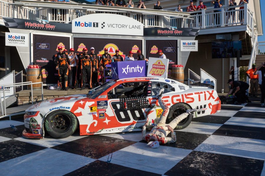 Connor Zilisch transported to hospital following fall in victory lane