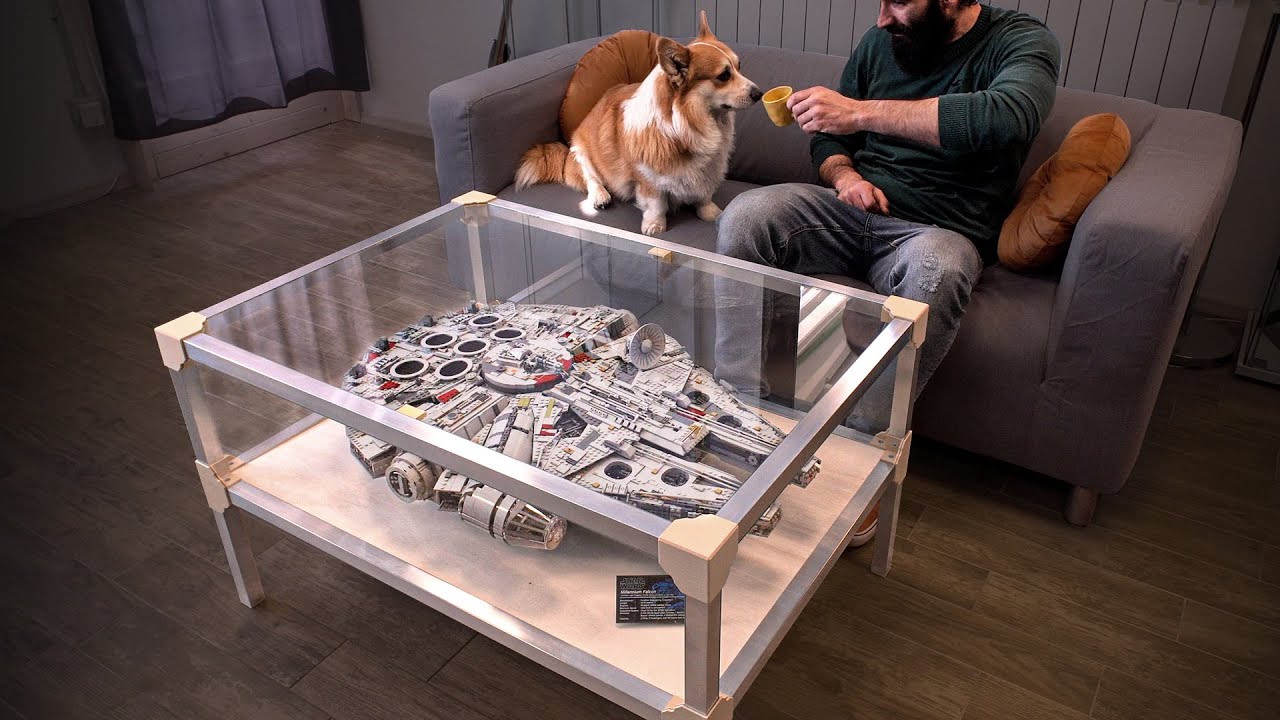 I built a coffee table for my LEGO collection!