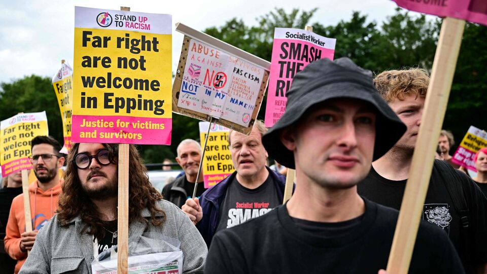 UK anti-immigrant protests erupt over hotels housing asylum seekers ...