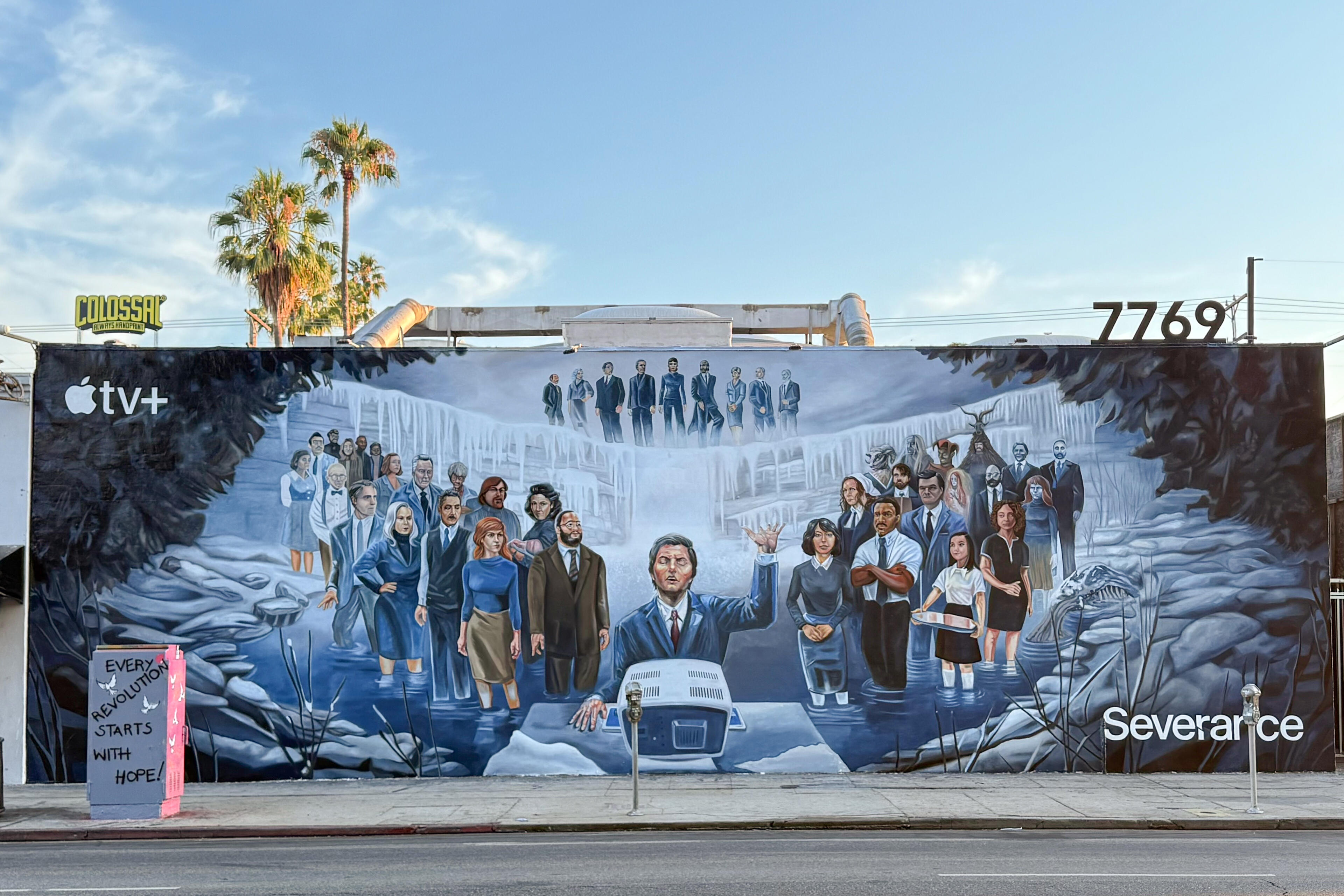 ‘Severance’-Inspired Mural Pops Up on Melrose in Hollywood