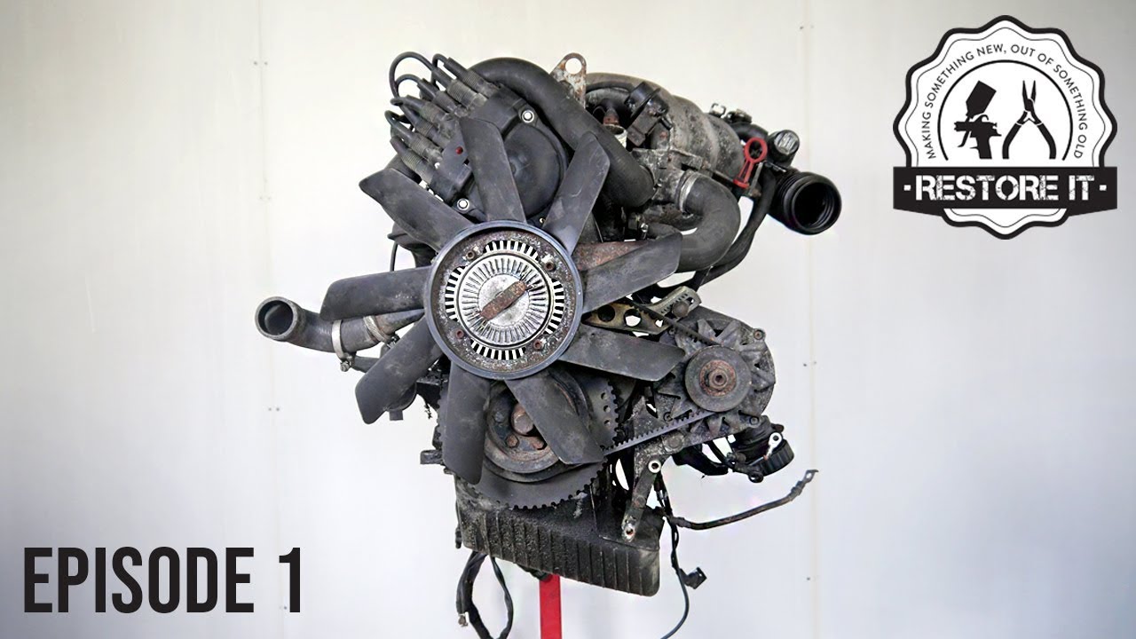 I restored a classic BMW E30 engine!