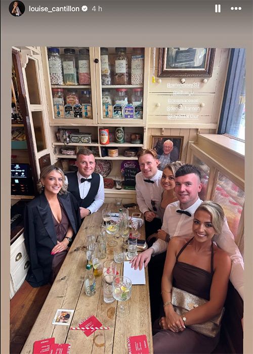 Louise Cantillon and Declan Hannon are glam guests at Limerick hurler's ...