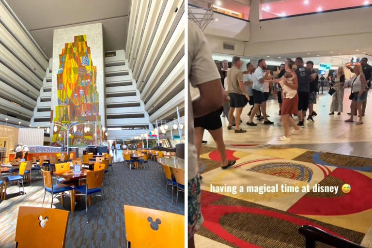 VIDEO: Fight at Contemporary Resort - Group Brawl Breaks Out at Disney